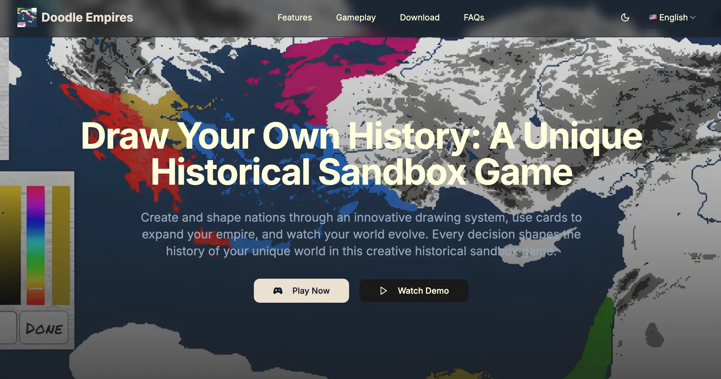 Doodle Empires - Juego de Arena Histórico | Crea Tu Propio Imperio